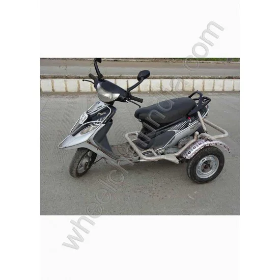 Buy Scooty Pep Plus Side Wheel Attachment Kit for Handicapped Person ...